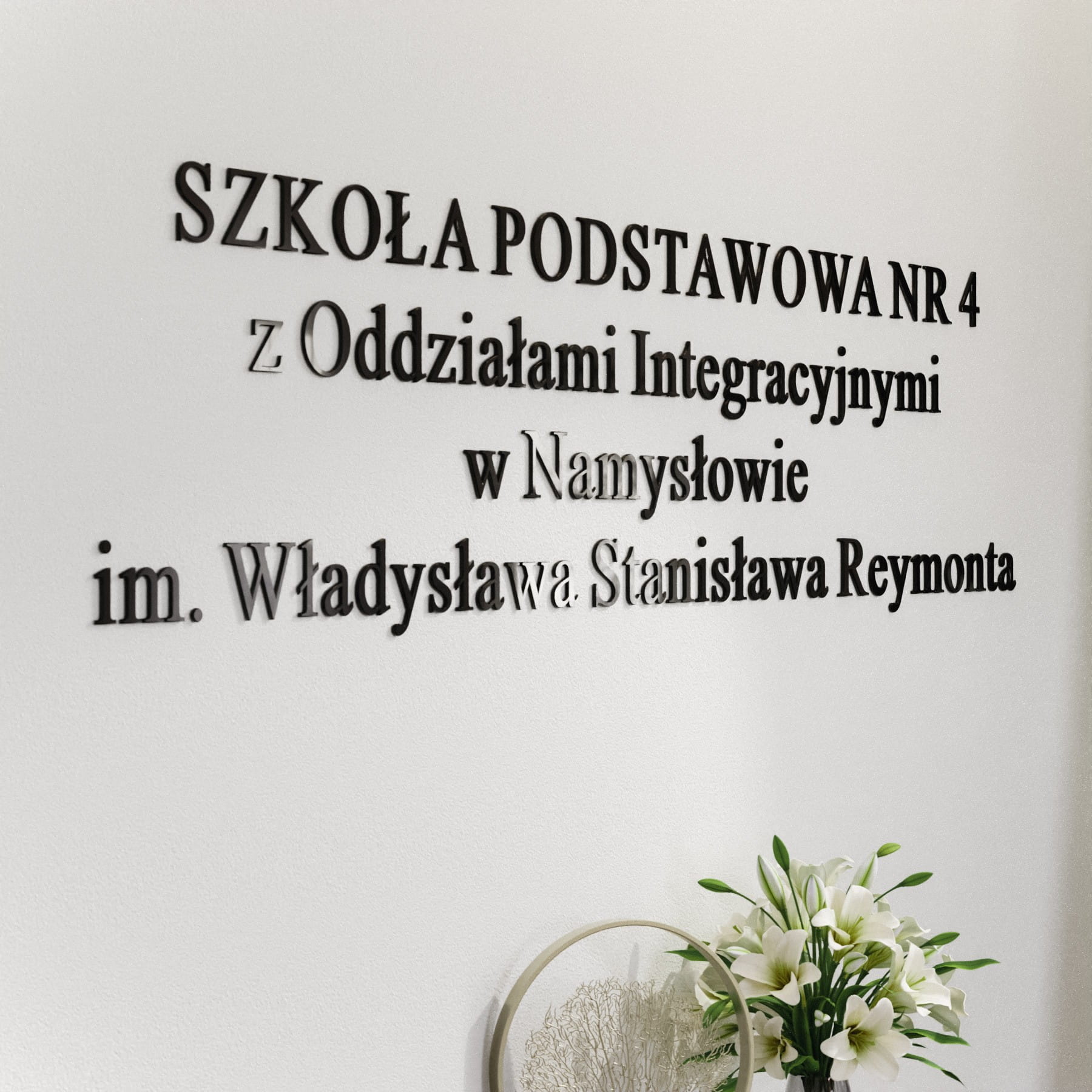 Duży napis Litery dla szkoły podstawowej Pracownia 3dekoracje - Napisy ...