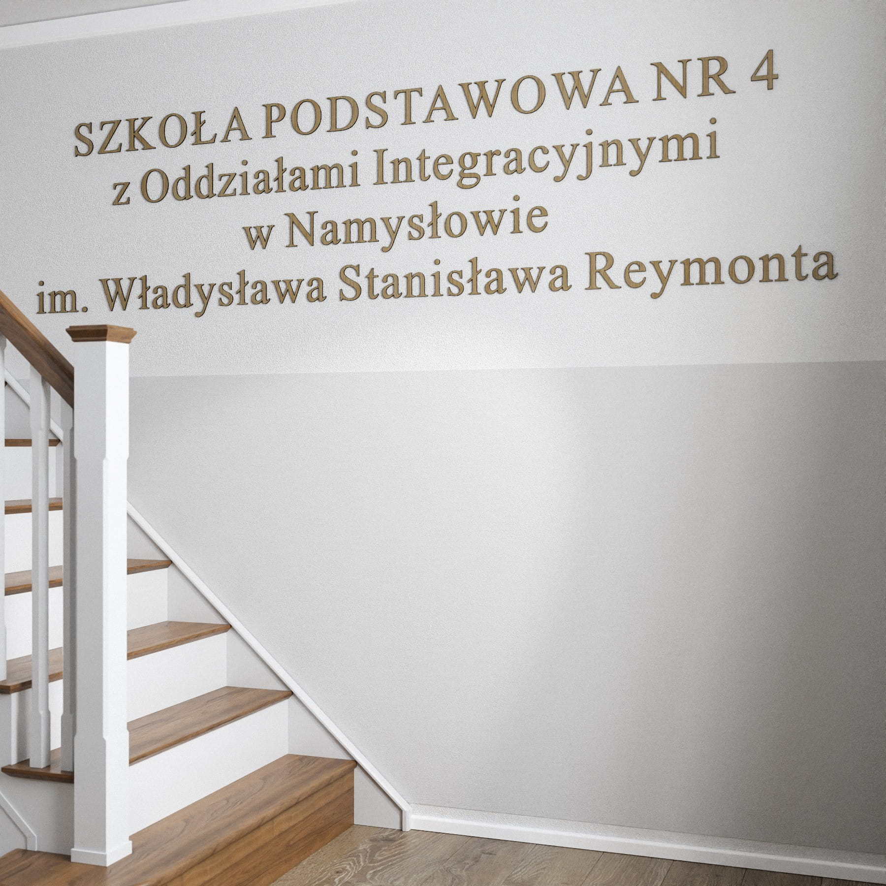 Duży napis Litery dla szkoły podstawowej Pracownia 3dekoracje - Napisy ...